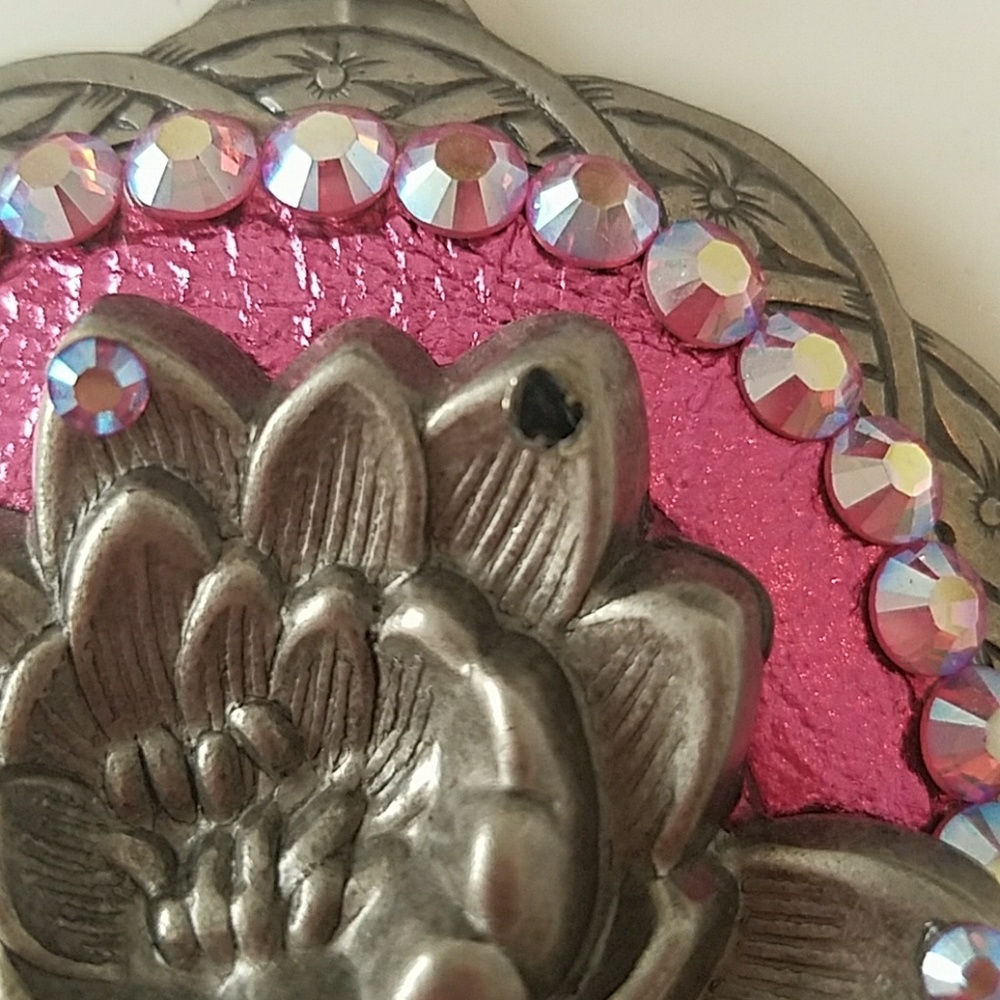 Lotus Flower Pink Medallion - Gem